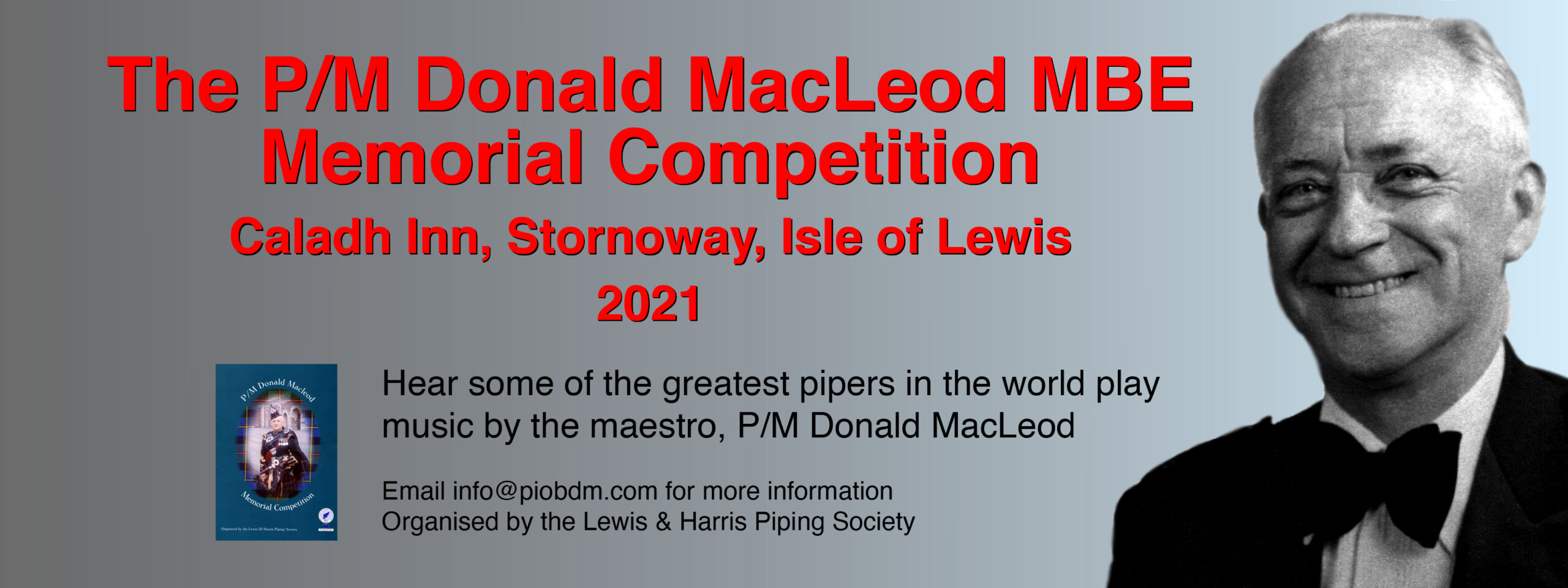 Piping PressDonald MacLeod Memorial Competition Cancelled