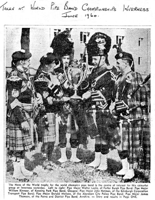 Memories of My Father, Donald Morrison, Part 2 – Piping Press