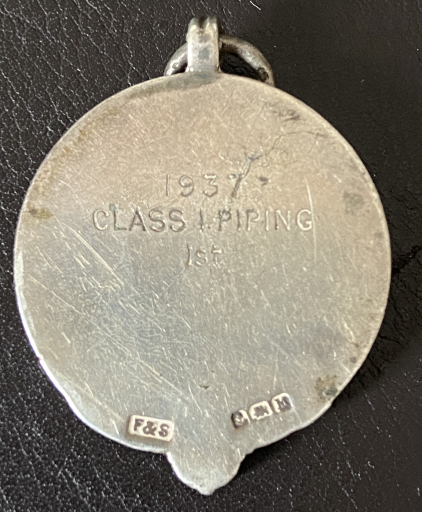 ‘Talk Piobaireachd’ Tonight / London Piper and His First Prize in 1937 ...