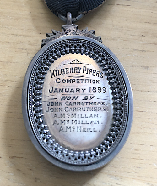 History: The Kilberry Pipers and their Medal – Piping Press