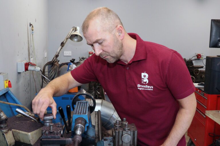 Ross Watson of Broadleys Bagpipes, the New Owner of the RT Shepherd ...